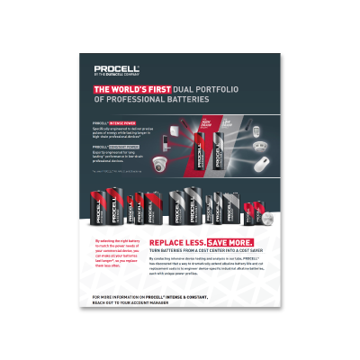 Dual Portfolio of Professional Batteries | Cardinal Health Canada