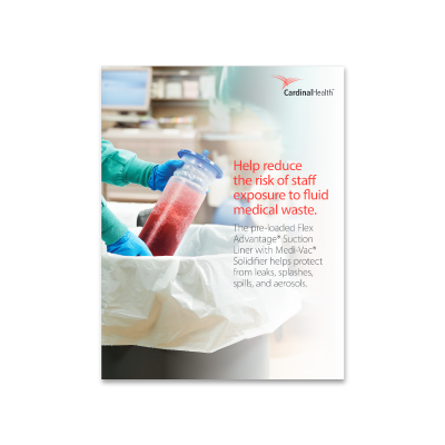 Medi-Vac™ Flex Advantage™ with solidifier | Cardinal Health Canada
